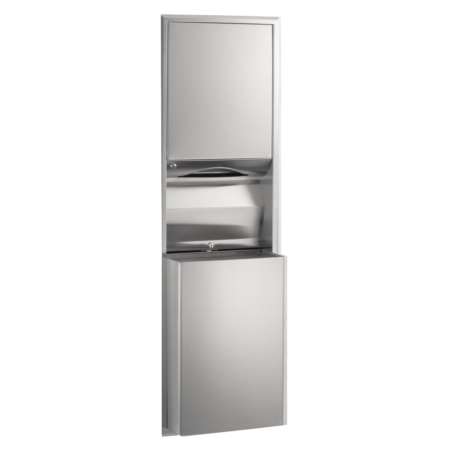 B-3944 Recessed Convertible Paper Towel Dispenser / Waste Receptacle ...