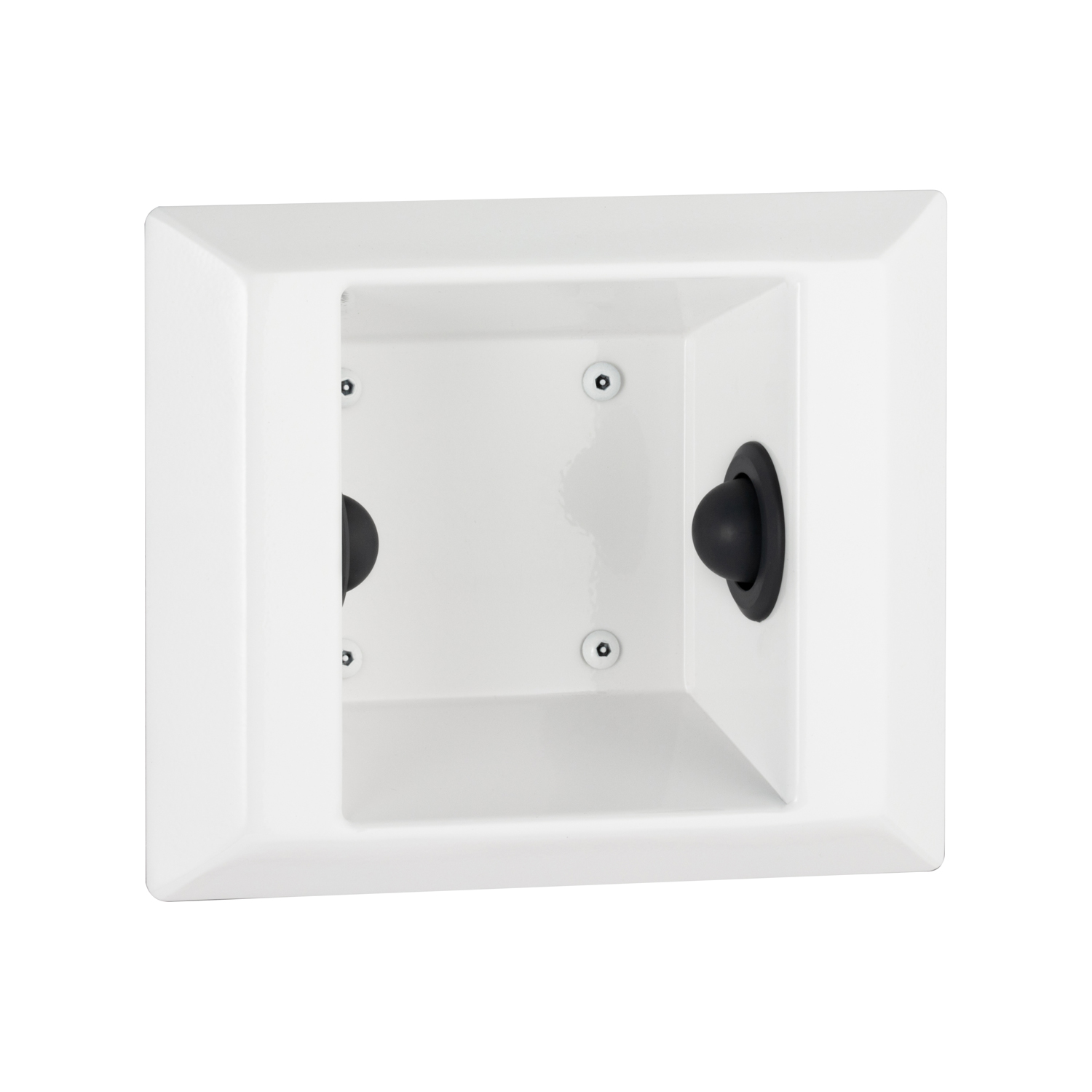 B-9882 Semi-Recessed Toilet Paper Holder, Ligature Resistant, White ...