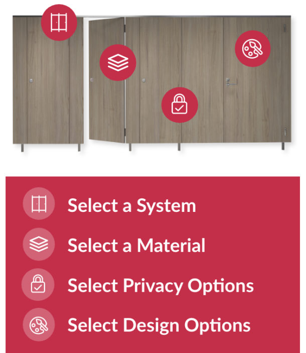 Cubicles & Toilet Partition Systems | Bobrick